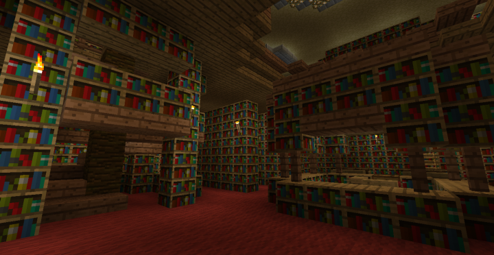 Library Minecraft Map