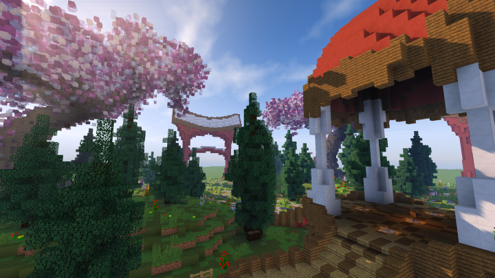 Japanese Garden Spawn Minecraft Map