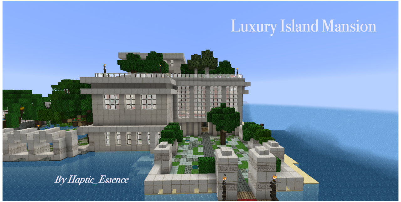 Luxury Island Resort Government Getaway Minecraft Map