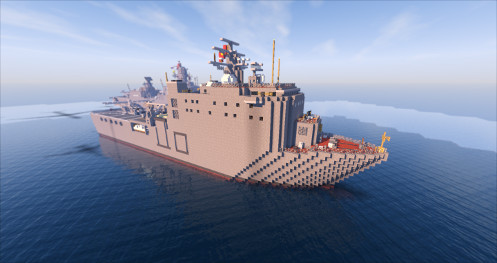 Amphibious transport dock Minecraft Map