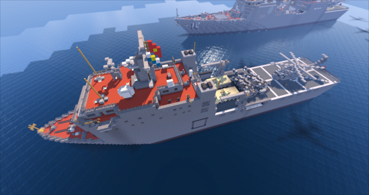 Amphibious transport dock Minecraft Map
