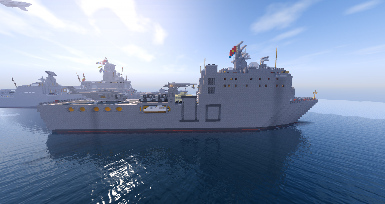 Amphibious transport dock Minecraft Map