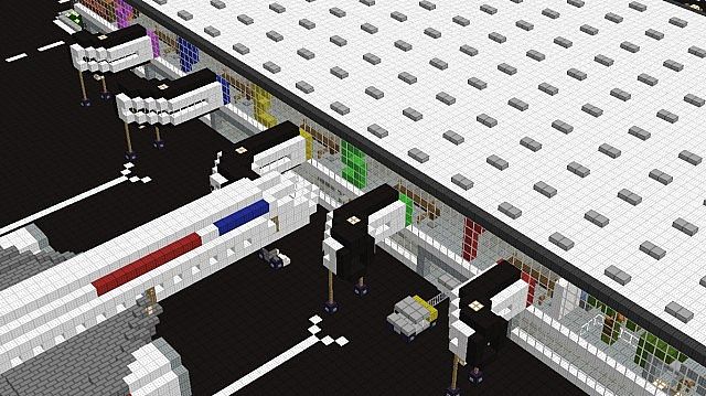 Minecraft airport Modded Minecraft Map