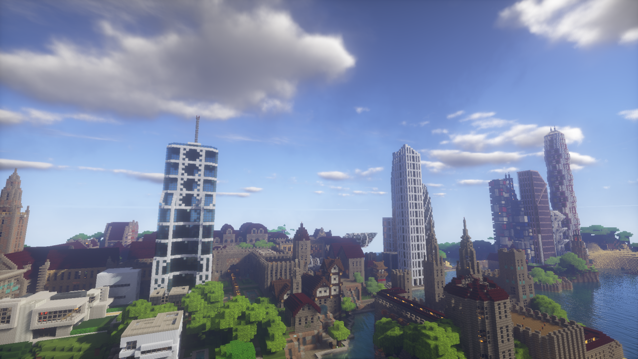 The city by the lagoon Minecraft Map