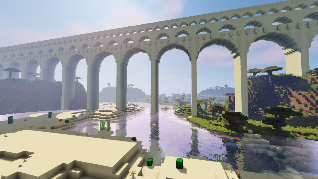 Structure: Infinite bridge Minecraft Map