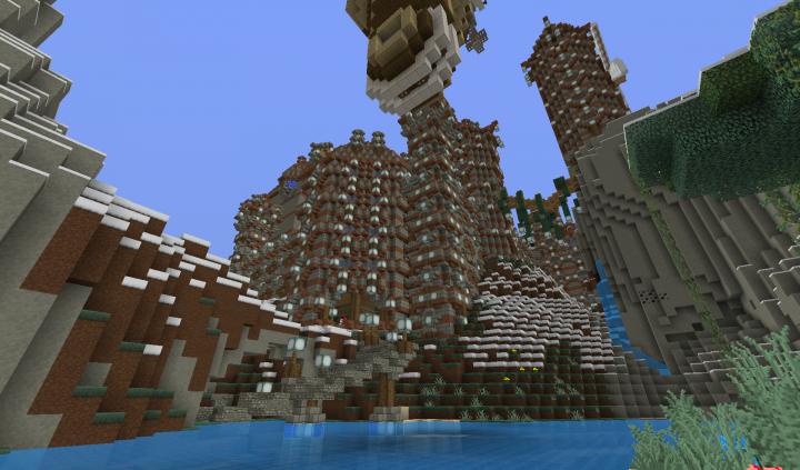 Modern Steampunk Spawn Minecraft Map