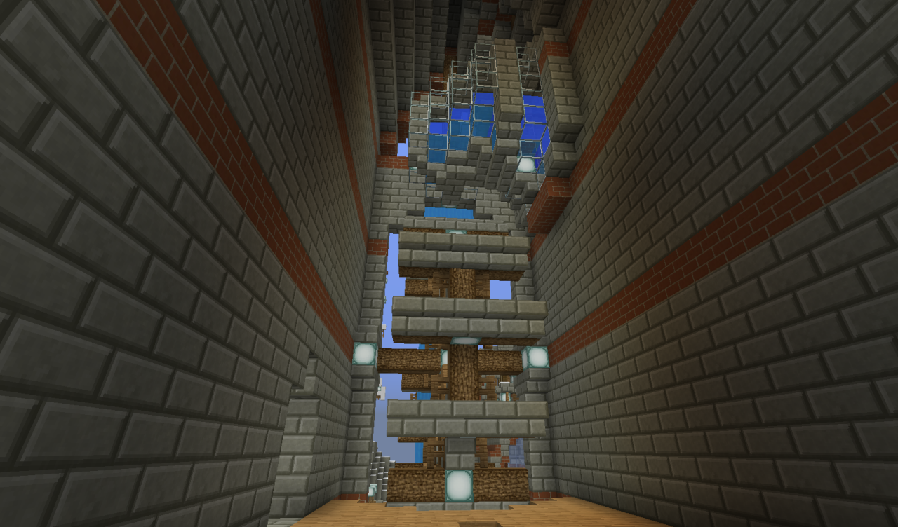 Modern Steampunk Spawn Minecraft Map