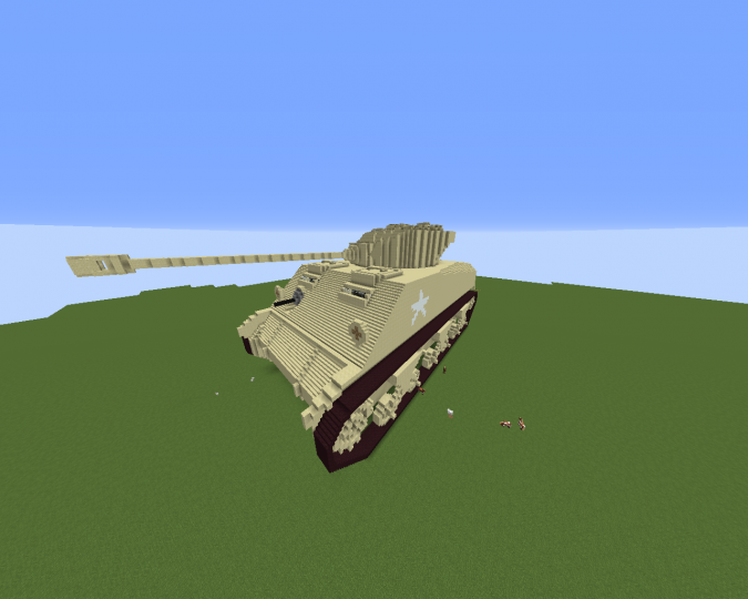 USA M4 TANK Minecraft Map