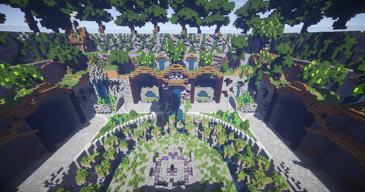 Hub Spawn,Skypvp,Factions.... Minecraft Map