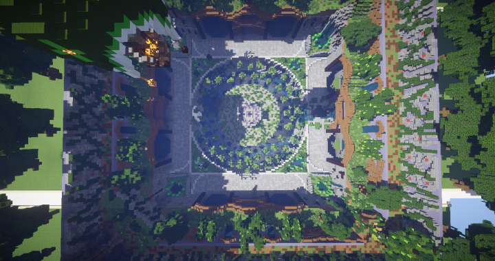 Hub Spawn,Skypvp,Factions.... Minecraft Map