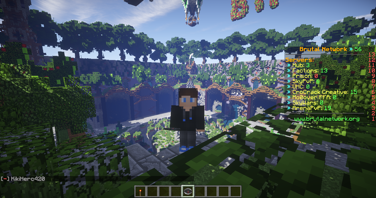 Hub Spawn,Skypvp,Factions.... Minecraft Map