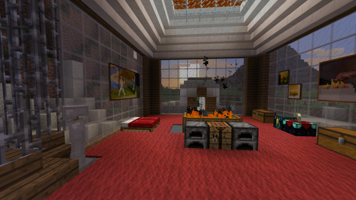 Relaxing and Security Minecraft Map