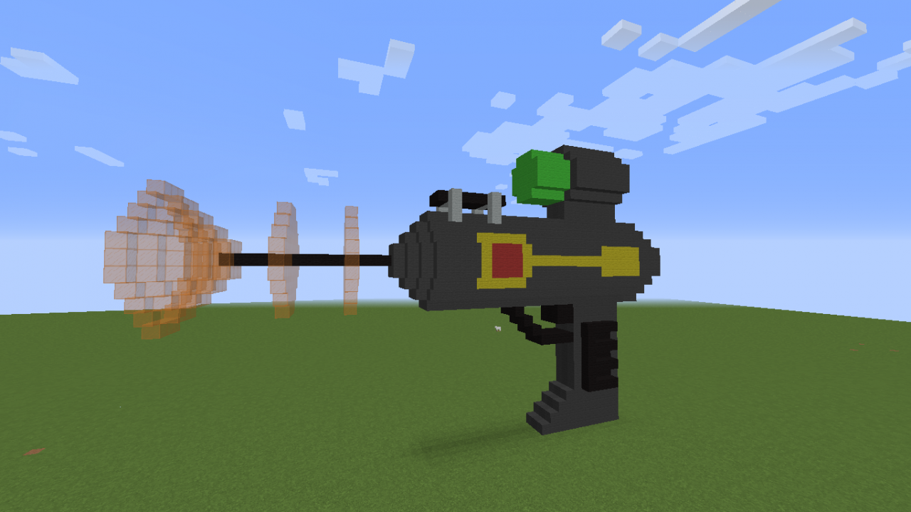 Ricks Blaster from Rick and Morty Minecraft Map
