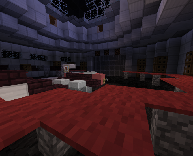 Starship Enterprise battle damaged Minecraft Map