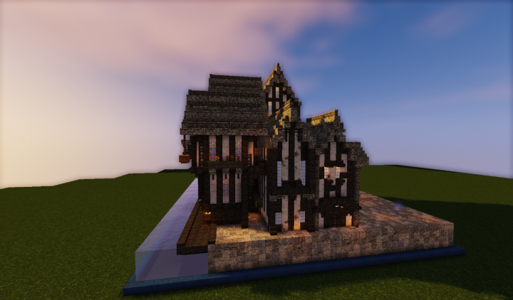 Small Medieval Port Town Minecraft Map