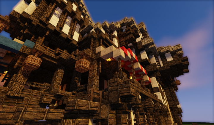 Small Medieval Port Town Minecraft Map