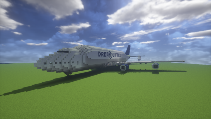 Boeing 747 Dreamlifter Minecraft Map