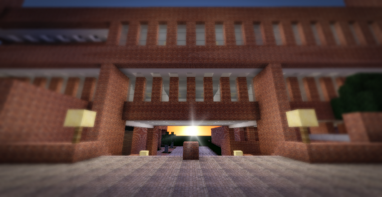 University of Texas at Arlington - Fine Arts Building Minecraft Map