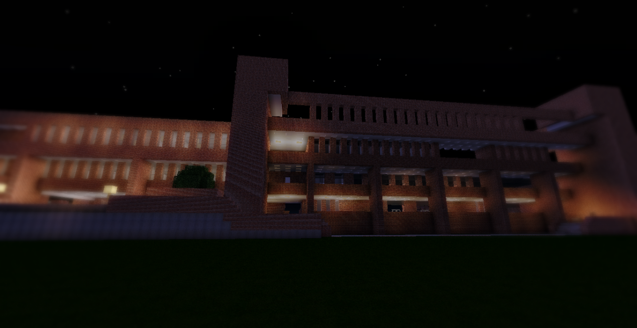 University of Texas at Arlington - Fine Arts Building Minecraft Map