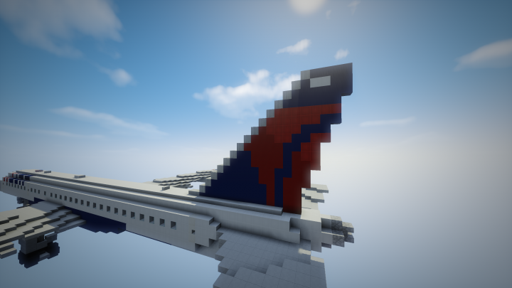 Boeing 757-200 Minecraft Map