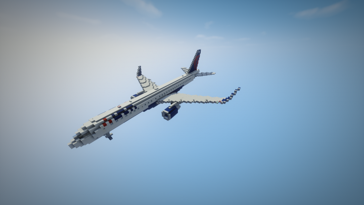 Boeing 757-200 Minecraft Map