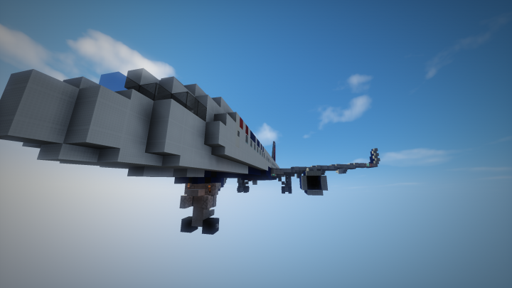 Boeing 757-200 Minecraft Map