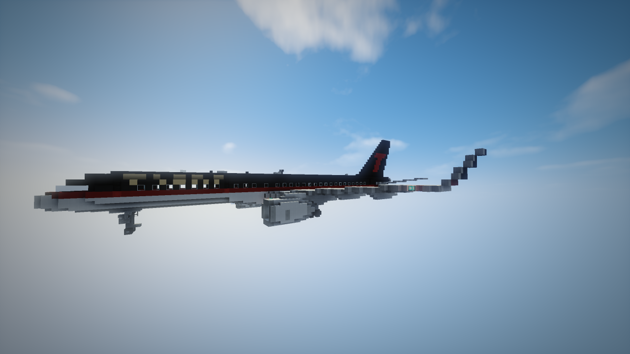 Boeing 757-200 Minecraft Map