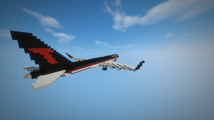 Boeing 757-200 Minecraft Map