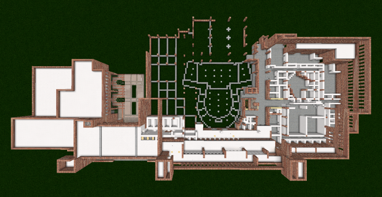 University of Texas at Arlington - Fine Arts Building Minecraft Map