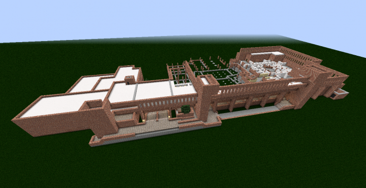 University of Texas at Arlington - Fine Arts Building Minecraft Map