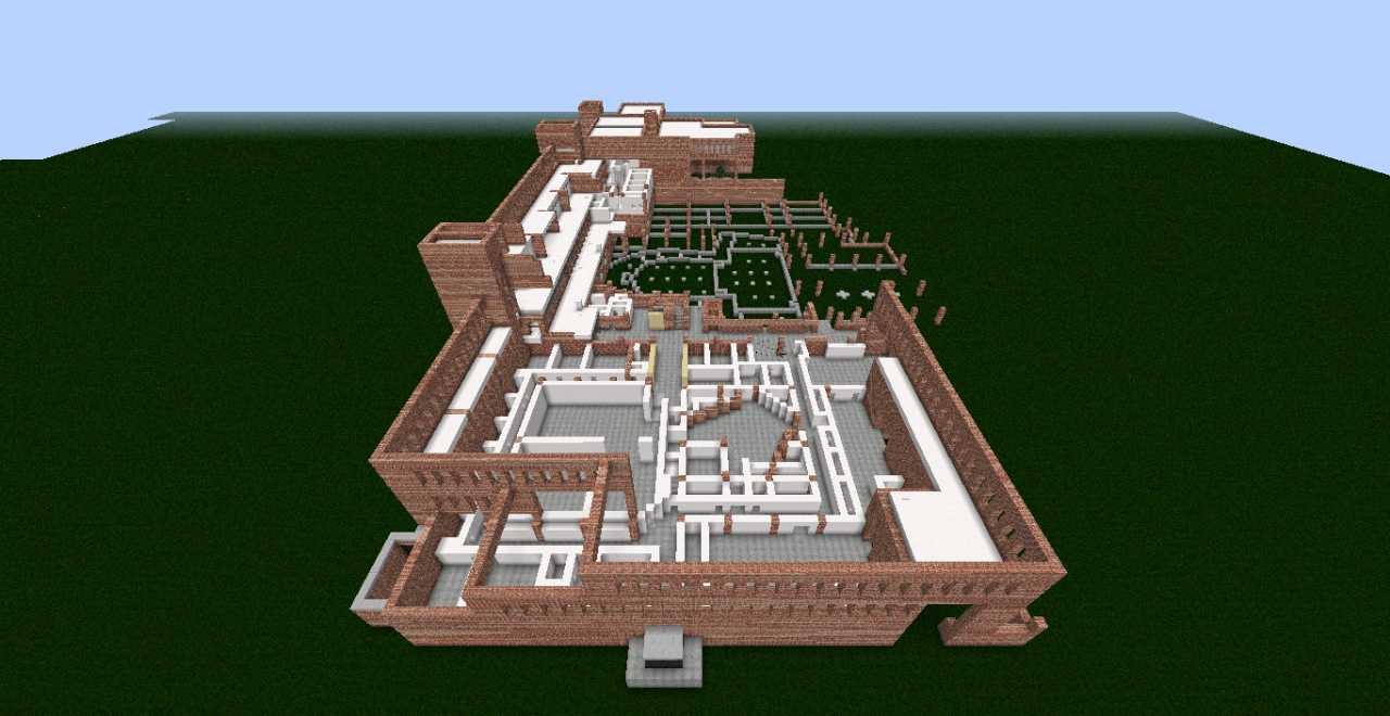 University of Texas at Arlington - Fine Arts Building Minecraft Map