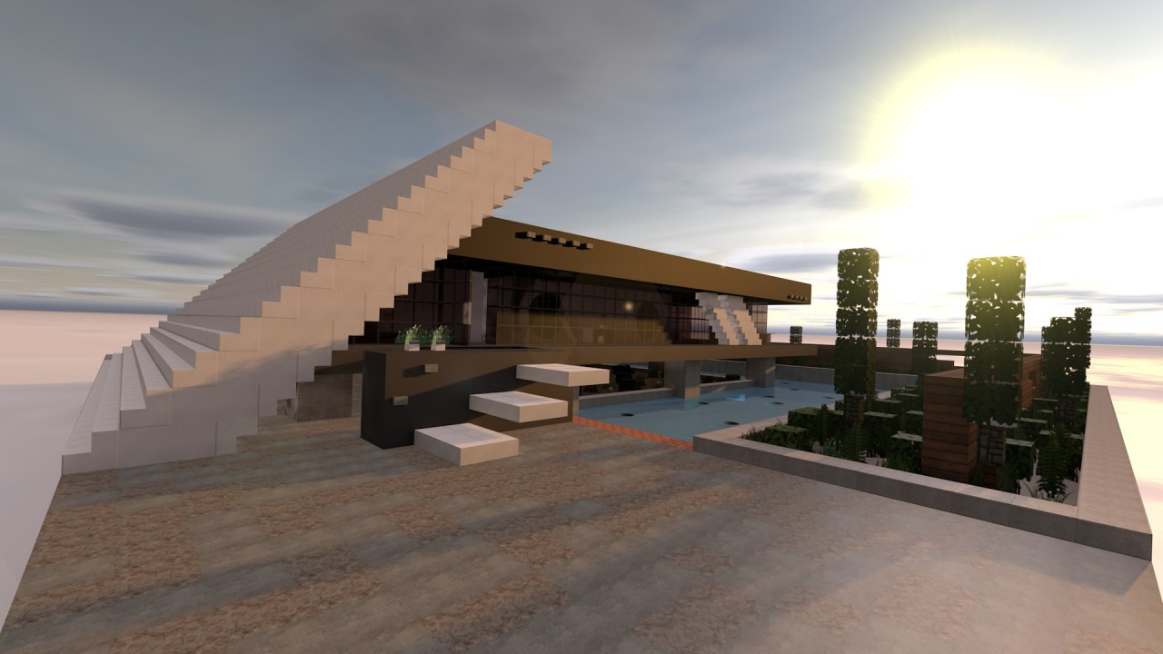 Quay || Modern House Minecraft Map