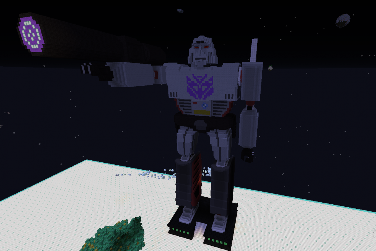 Megatron Statue Minecraft Map