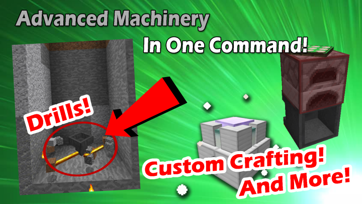 Advanced Machinery - One Command Creation! 1.11.2 Minecraft Map