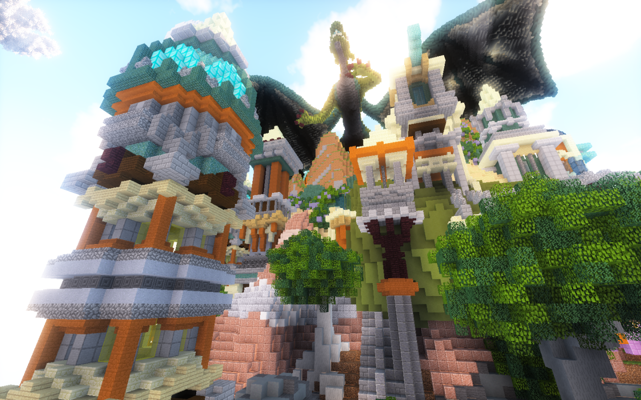 Dragon of the mountain Minecraft Map