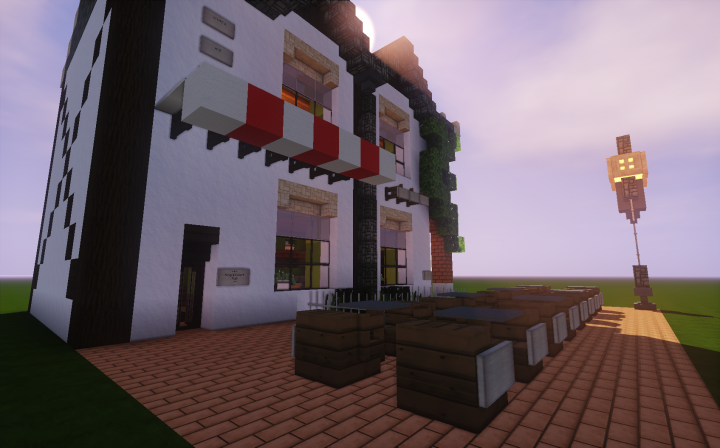 King & Court Pub - British eatery by TymeRyder Minecraft Map