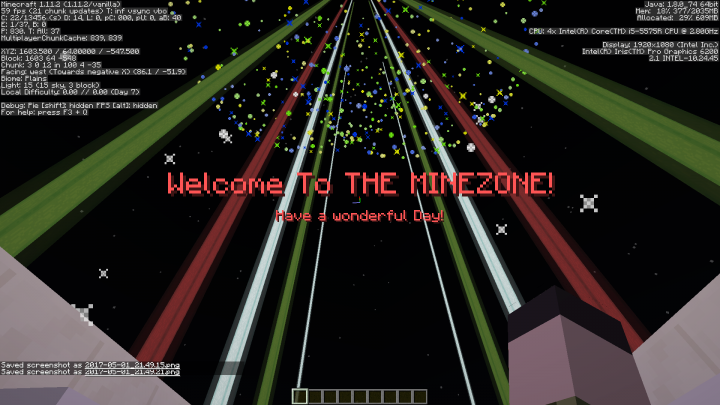 The MINEZONE!!! A minecraft themed amusement park Minecraft Map