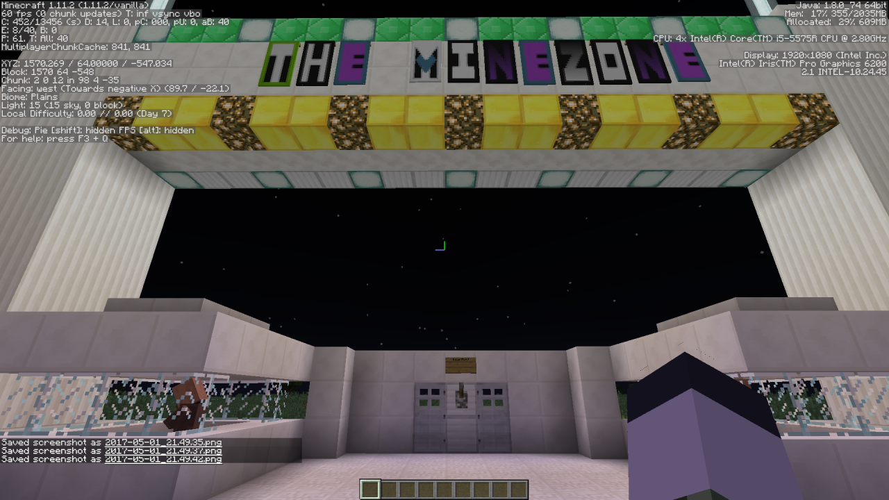 The MINEZONE!!! A minecraft themed amusement park Minecraft Map