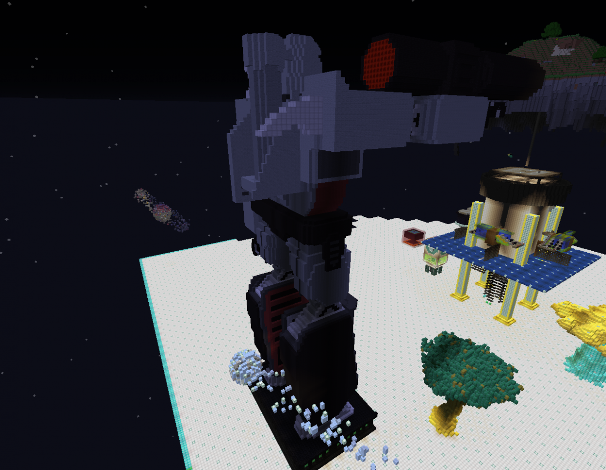 Megatron Statue Minecraft Map
