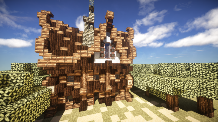 Elven house - Medievel house Minecraft Map
