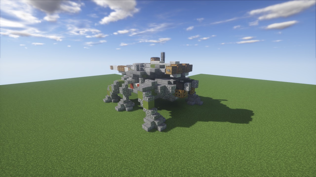 Green Team Wolking Tank mk. 2 Minecraft Map
