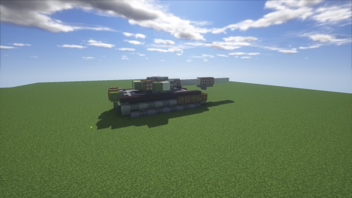 T-72B3 Russian tank Minecraft Map