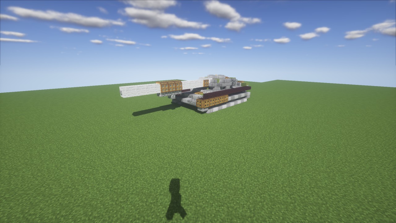 T-72B3 Russian tank Minecraft Map