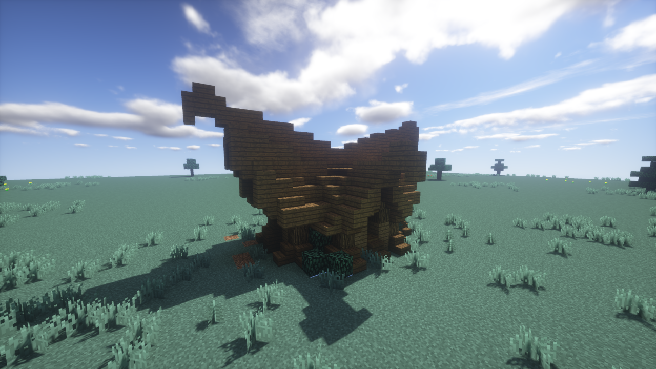 Wood Elf House + DOWNLOAD Minecraft Map