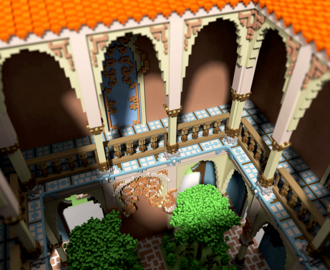 Spanish Patio Minecraft Map