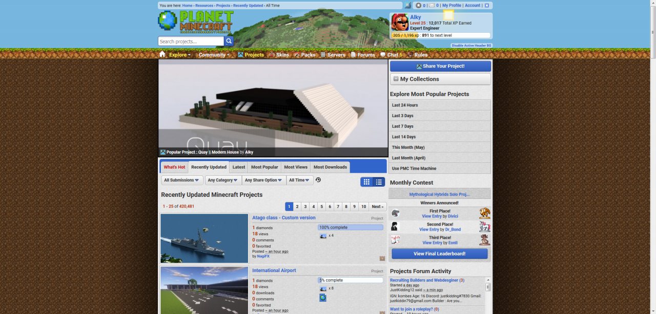 Quay || Modern House Minecraft Map