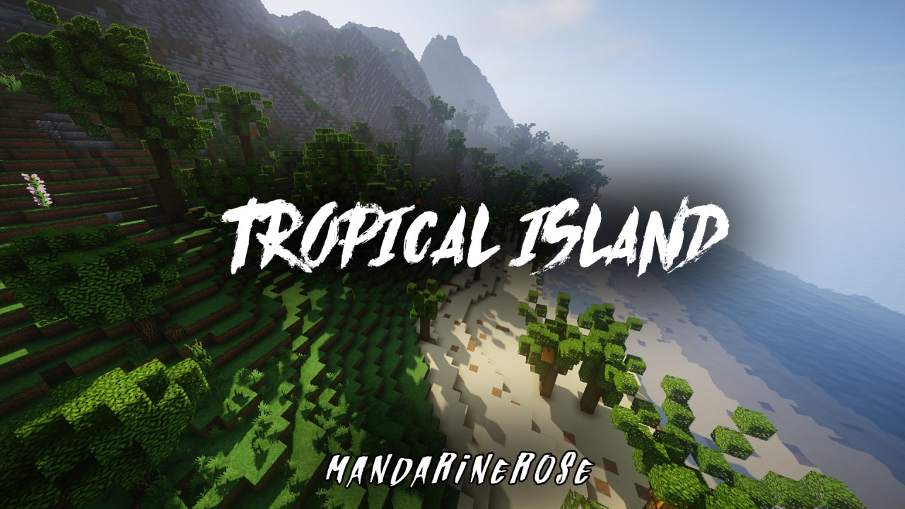 Tropical Island Terraforming Minecraft Map