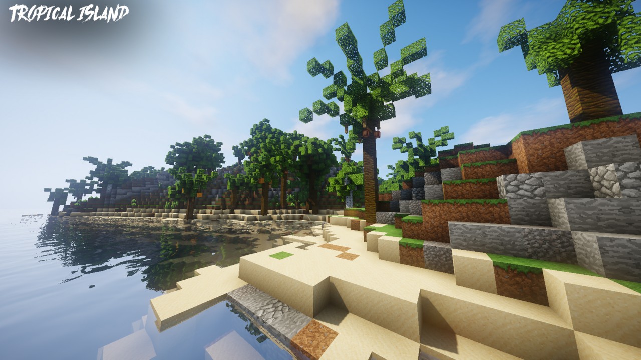 Tropical Island Terraforming Minecraft Map