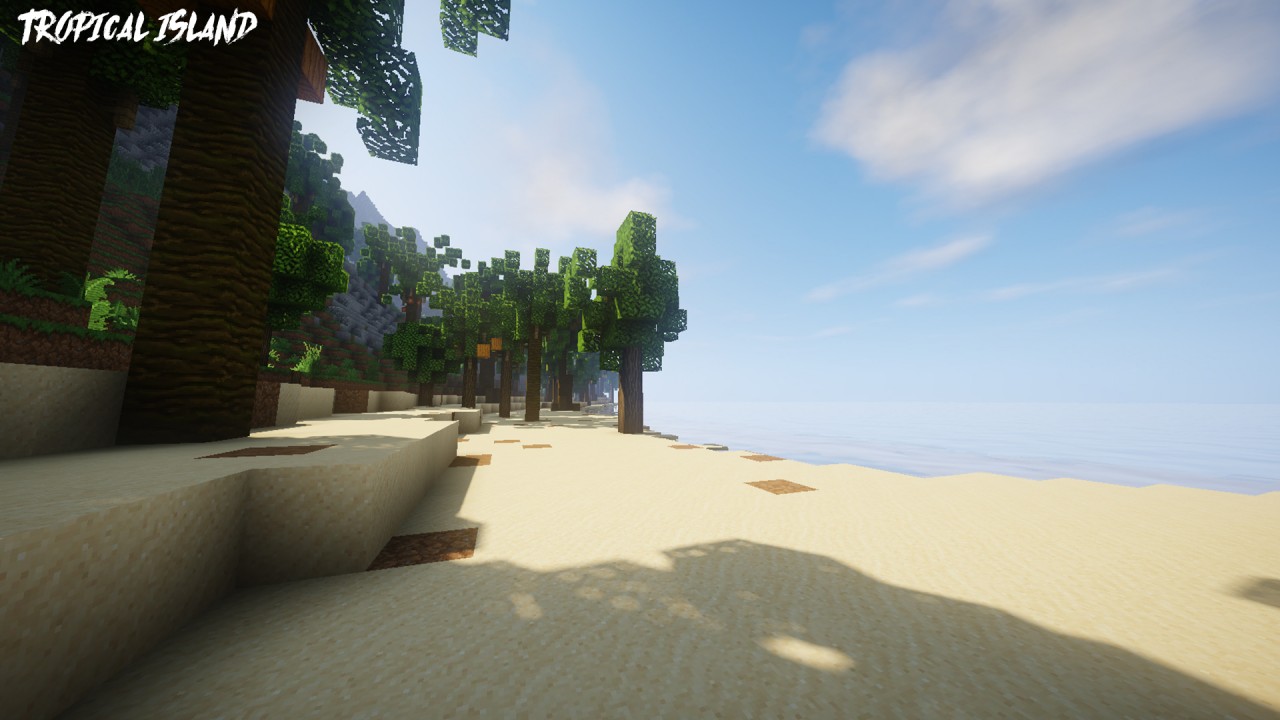 Tropical Island Terraforming Minecraft Map