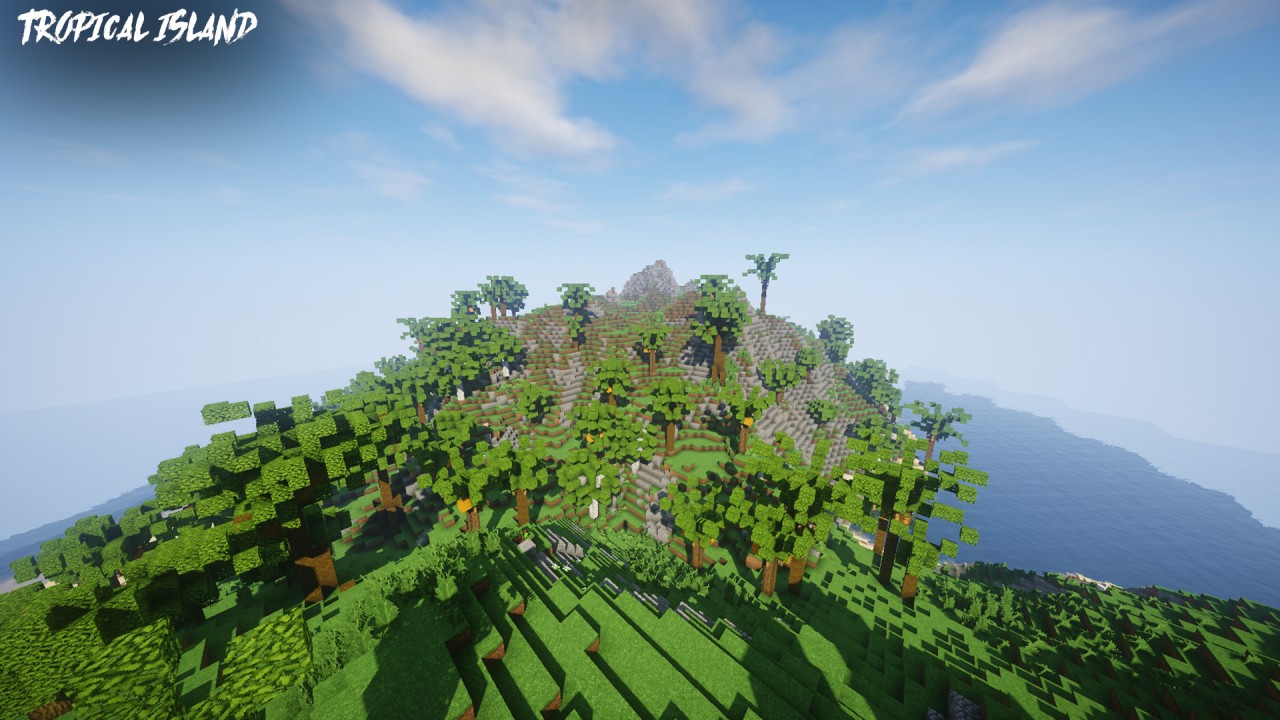 Tropical Island Terraforming Minecraft Map